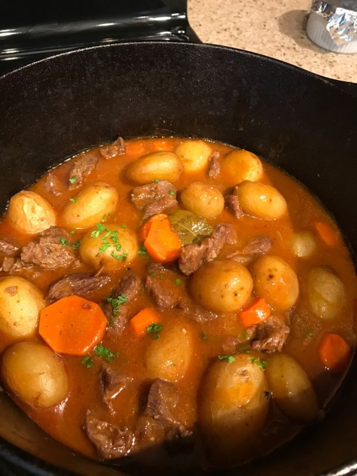 EASY HOMEMADE BEEF STEW - Skinny Daily Recipes