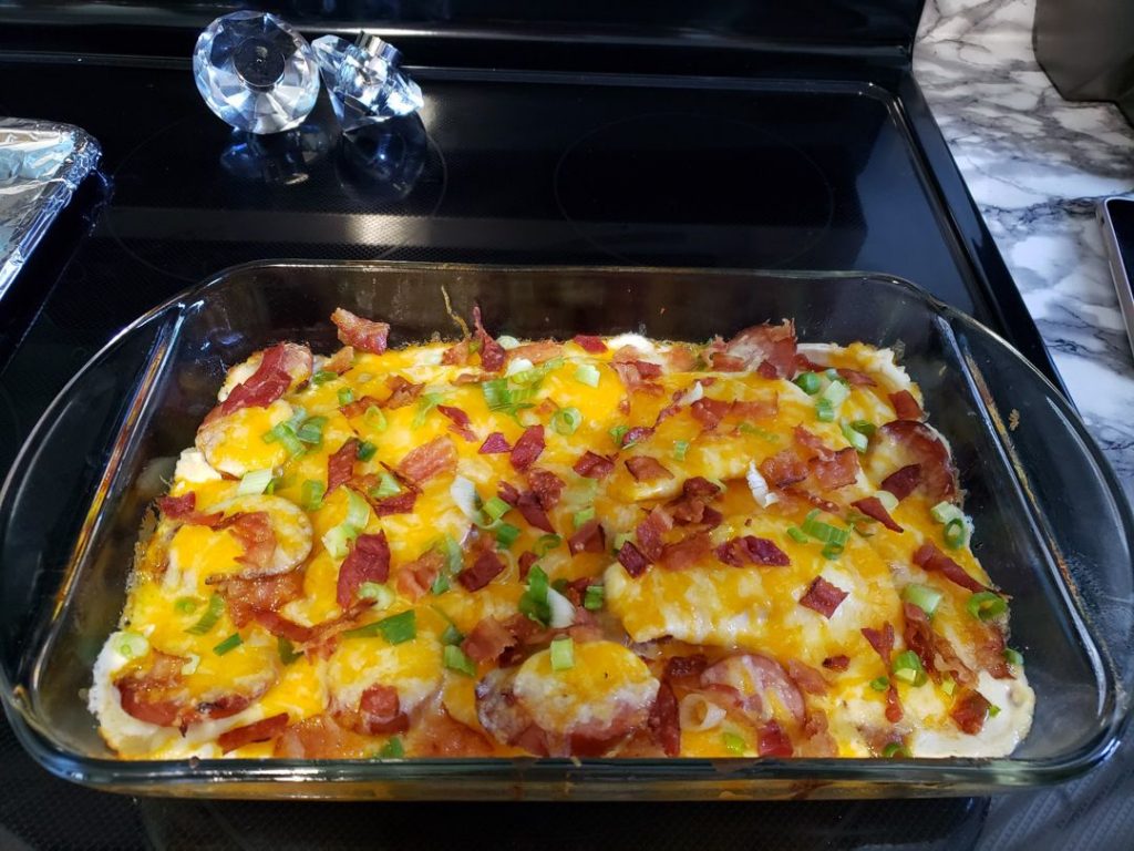 BACON PIEROGI BAKE - Skinny Daily Recipes