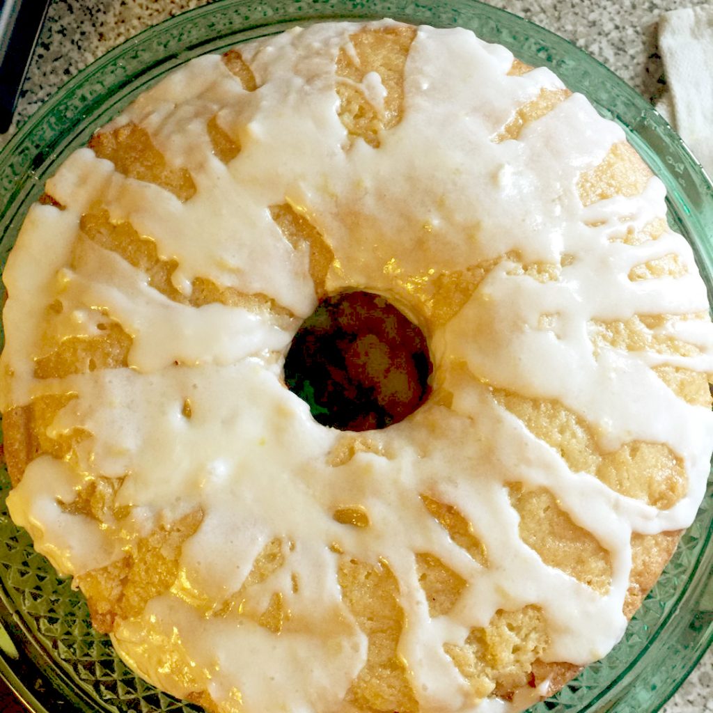 Lemon-Buttermilk Pound Cake with Lemon Glaze - Skinny Daily Recipes