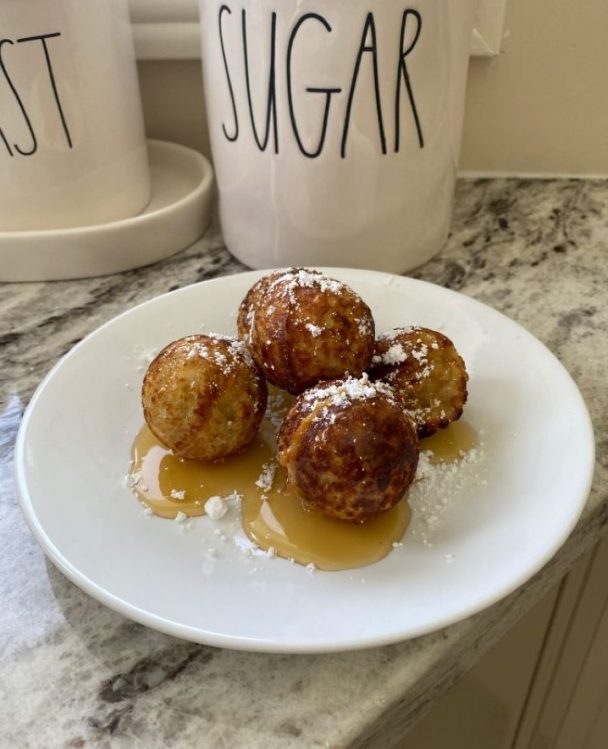 Easy french toast balls - Skinny Daily Recipes